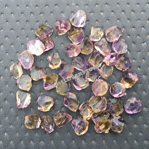 Raw Ametrine Gemstone: 25 Multi-color Loose Crystals (8-10 MM) - Etsy