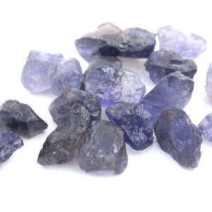 10 Piece Rare Iolite Rough Size 14-16 MM Gemstone Raw Fabulous - Etsy