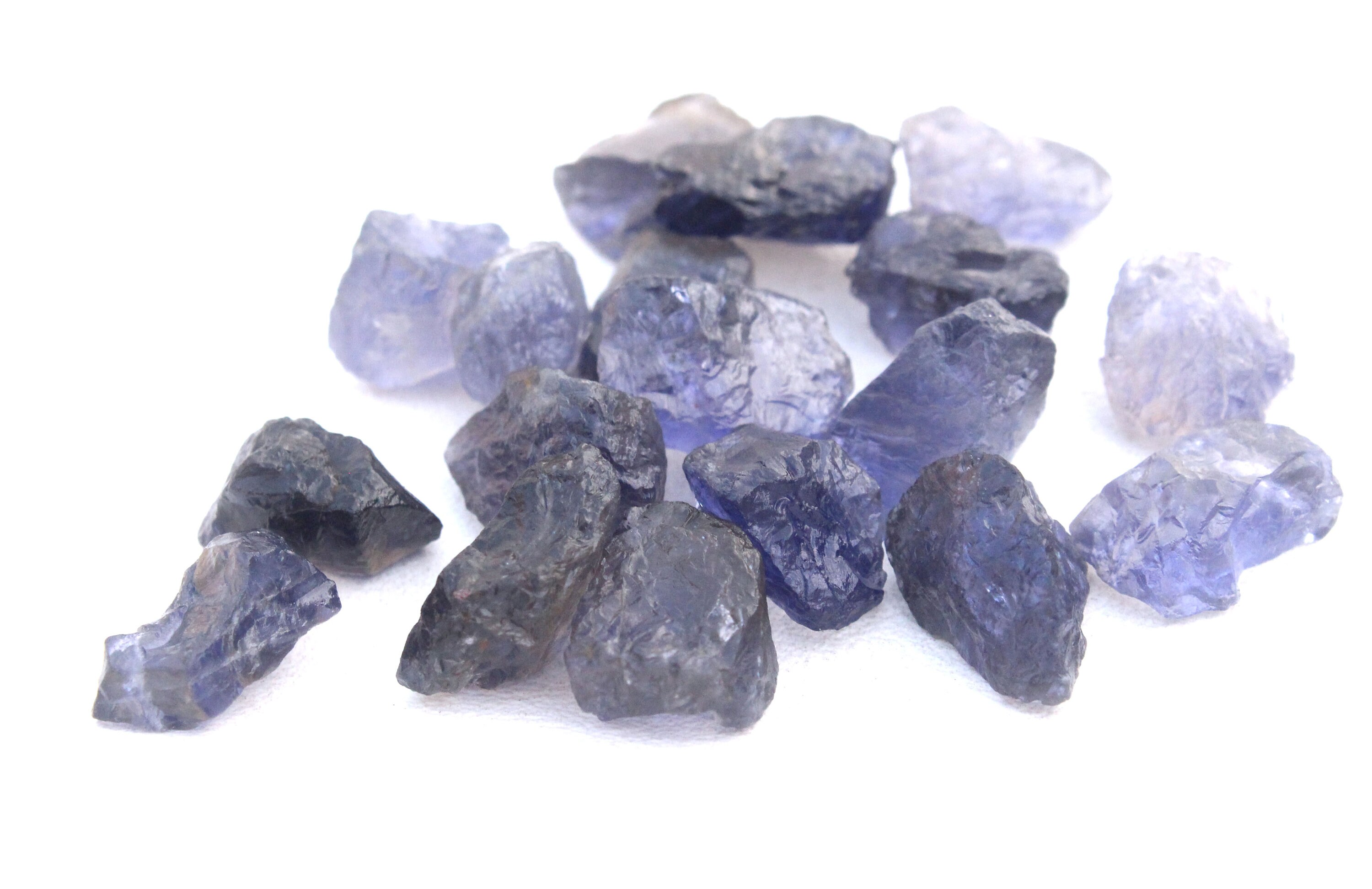 10 Piece Rare Iolite Rough Size 14-16 MM Gemstone Raw Fabulous - Etsy