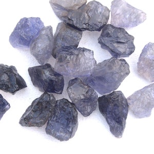 10 Piece Rare Iolite Rough Size 14-16 MM Gemstone Raw Fabulous - Etsy