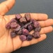 10 Pieces Untreated Ruby Gemstone Rough,size 14-16 MM Ruby Rough ...