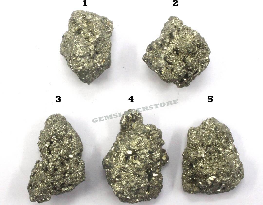 Palm Stone Mineral Natural Rough Pyrite Crystal Gemstone Iron Pyrite ...