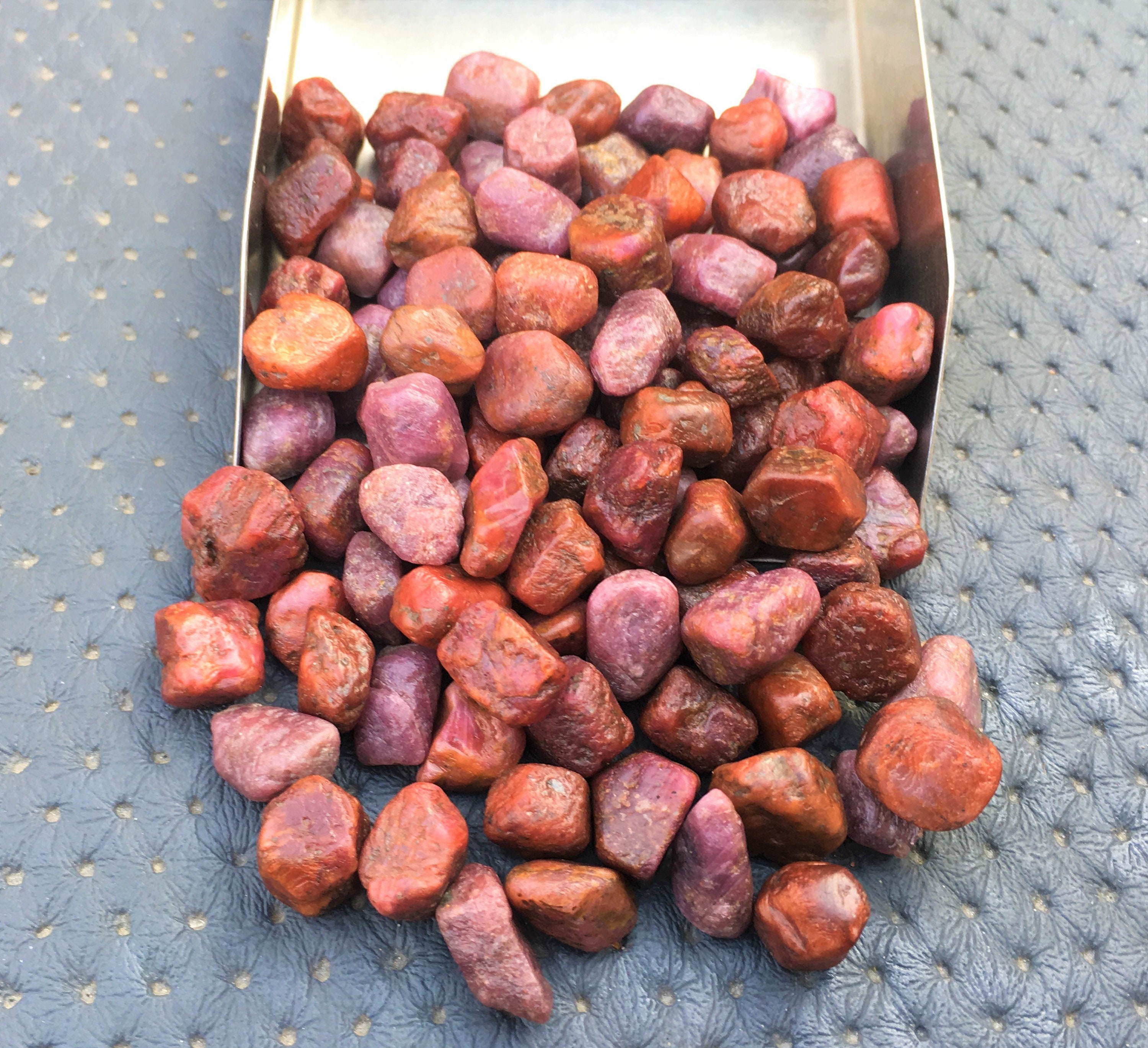 Natural Red Ruby Gemstone Size 8-10 MM Ruby Rough50 Pieces | Etsy