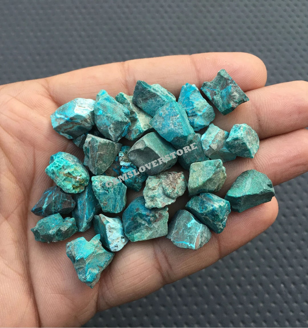 10 Pieces Rough 12-14 MM Chrysocolla Raw,untreated Natural Chrysocolla ...