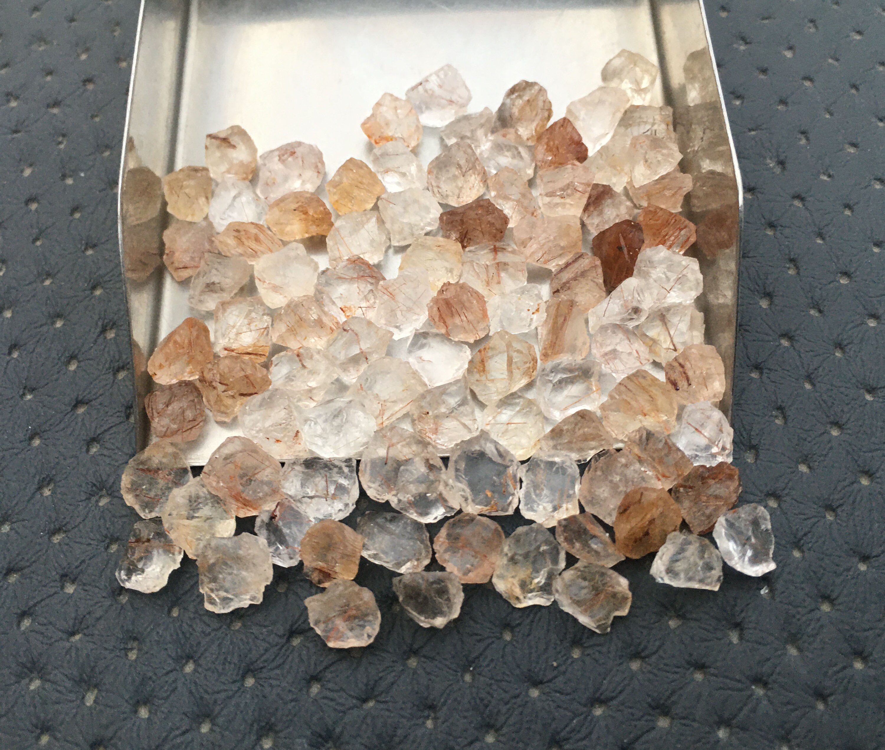 50 Pieces Natural Gemstone RawSize 6-8 MM Copper Rutile | Etsy