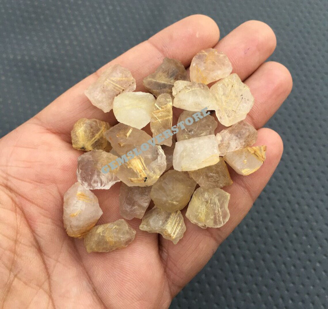 10 Pieces Golden Roughsize 14-16 MM Awesome Quality Golden - Etsy