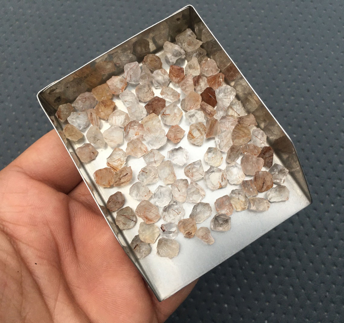 50 Pieces Natural Gemstone Rawsize 6-8 MM Copper Rutile - Etsy