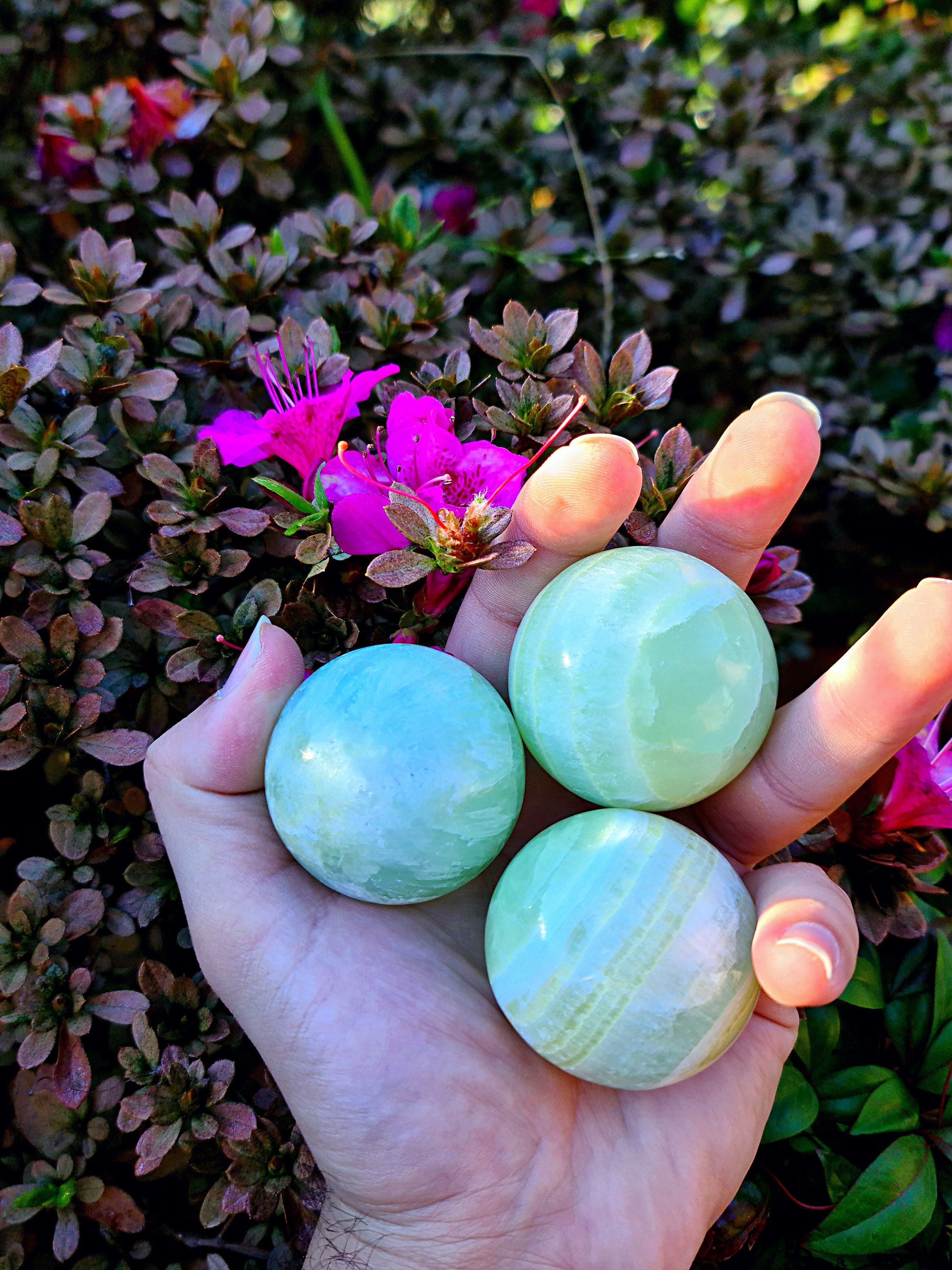 Pistachio Calcite Sphere 50 Mm AAA Quality Bright Green - Etsy