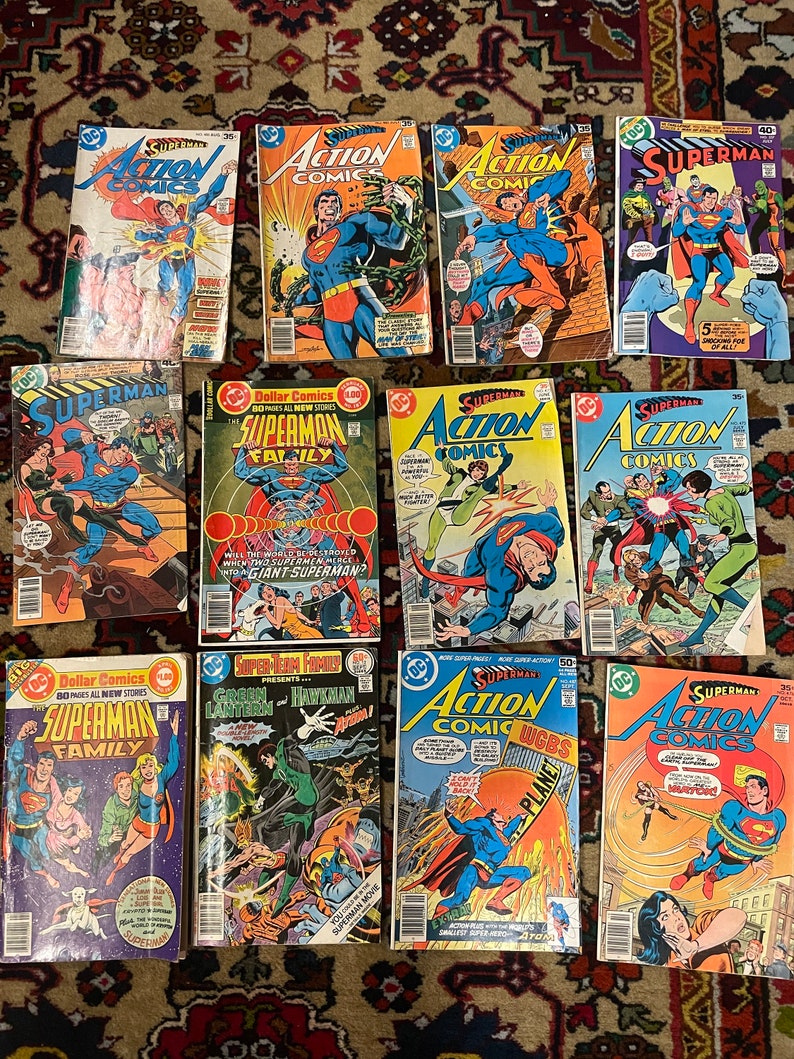 Superhero 60s 70s 80s Comic Book Lots 25 Comic Books - Etsy