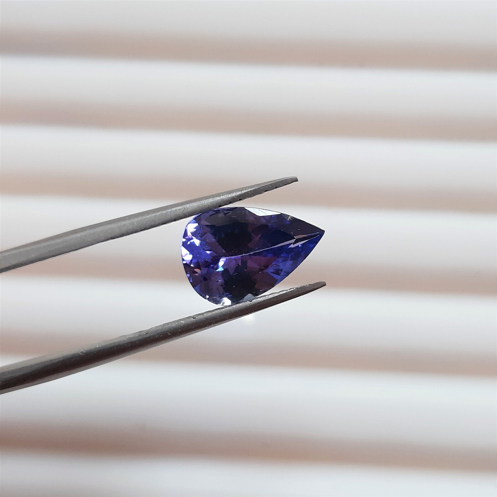 Tanzanite Pear Cut in 7.40x11.60mm & 2.07cts. in AAA Color - Etsy