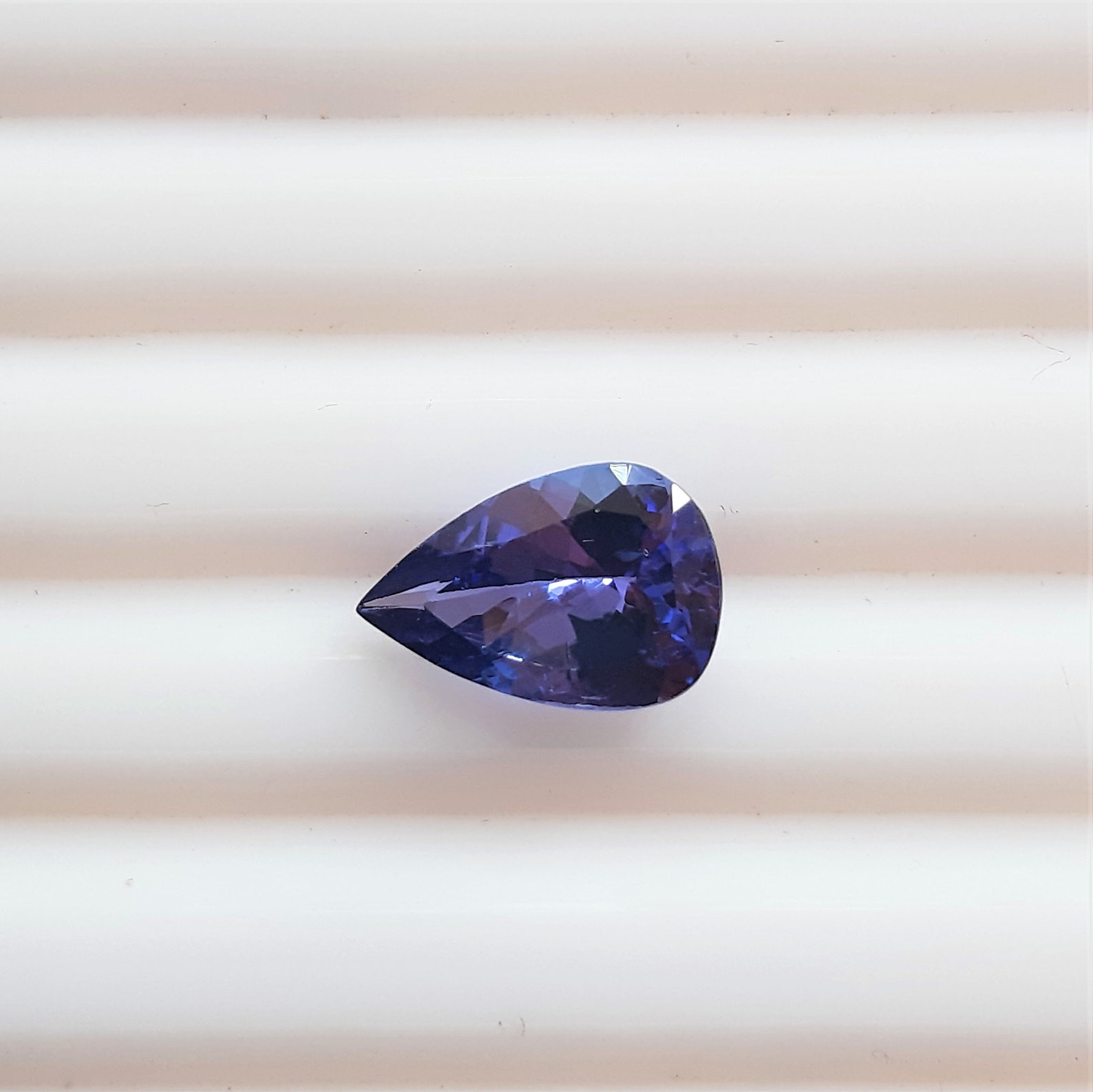 Tanzanite Pear cut in 7.40x11.60mm & 2.07cts. in AAA color | Etsy