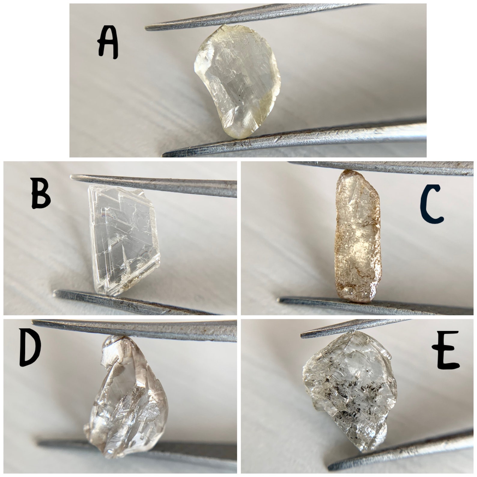Natural Rough Diamond Natural Raw Diamonds Uncut Diamond for Fine ...
