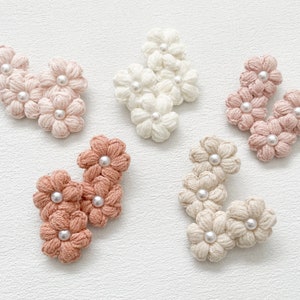 Periwinkle Crochet Clip option Hair Bows, Toddler Snap Clip, Infant ...