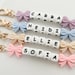 Personalised Keyring, Back to School Keychain, Pastel Keyring ...