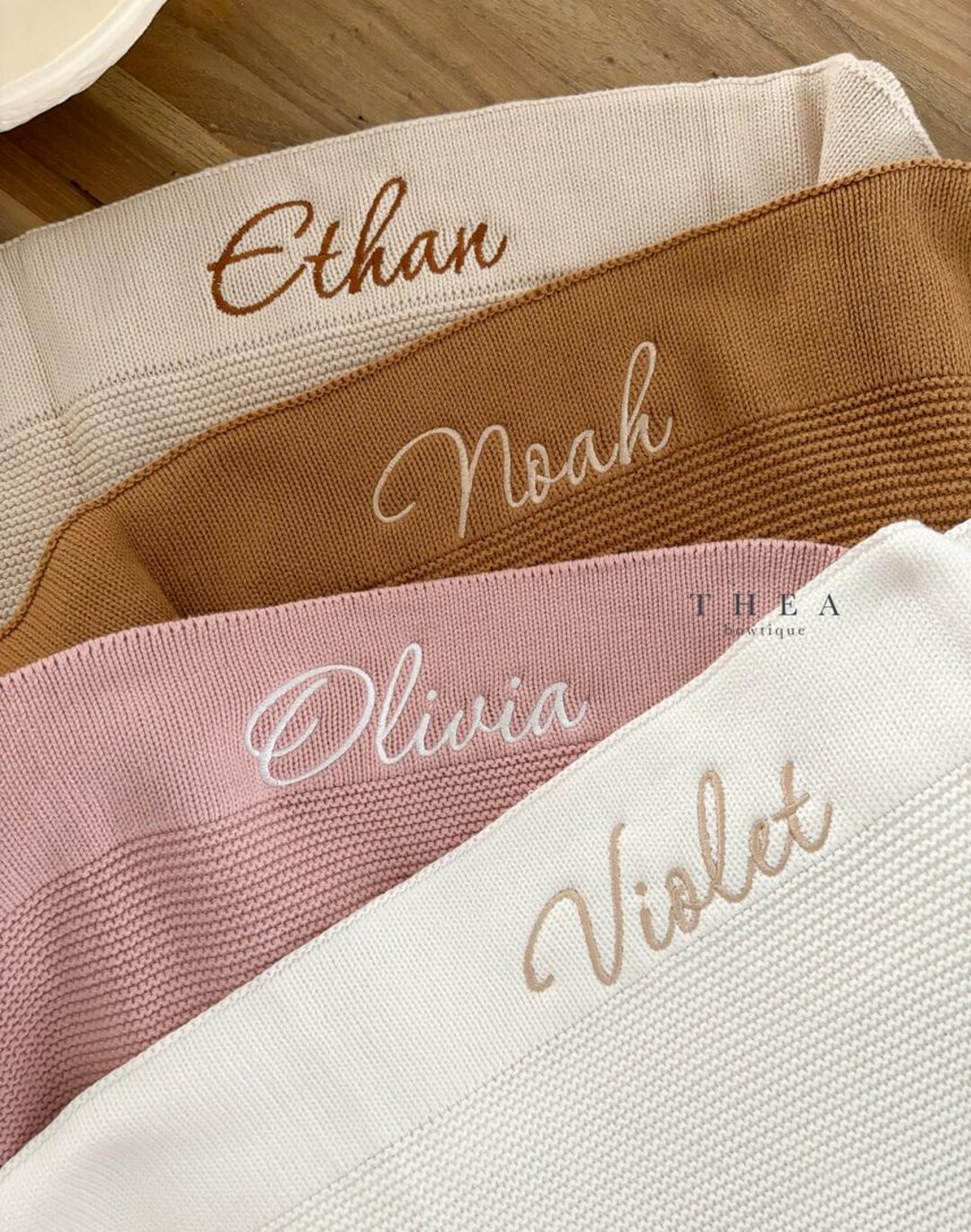 Personalised Baby Blanket, Baby Shower Gift, Newborn Baby Gift ...