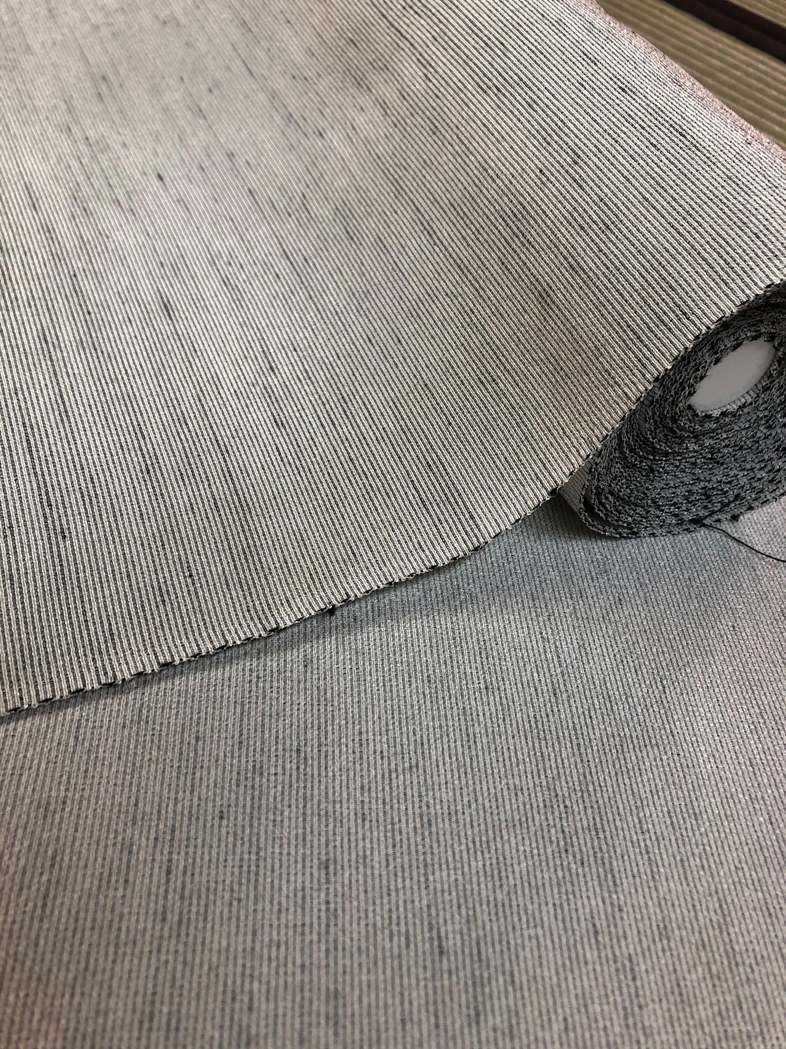 Tsumugi Tanago-chirimen Silk Crepe Complete Bolt, Tsumugi, Made in ...
