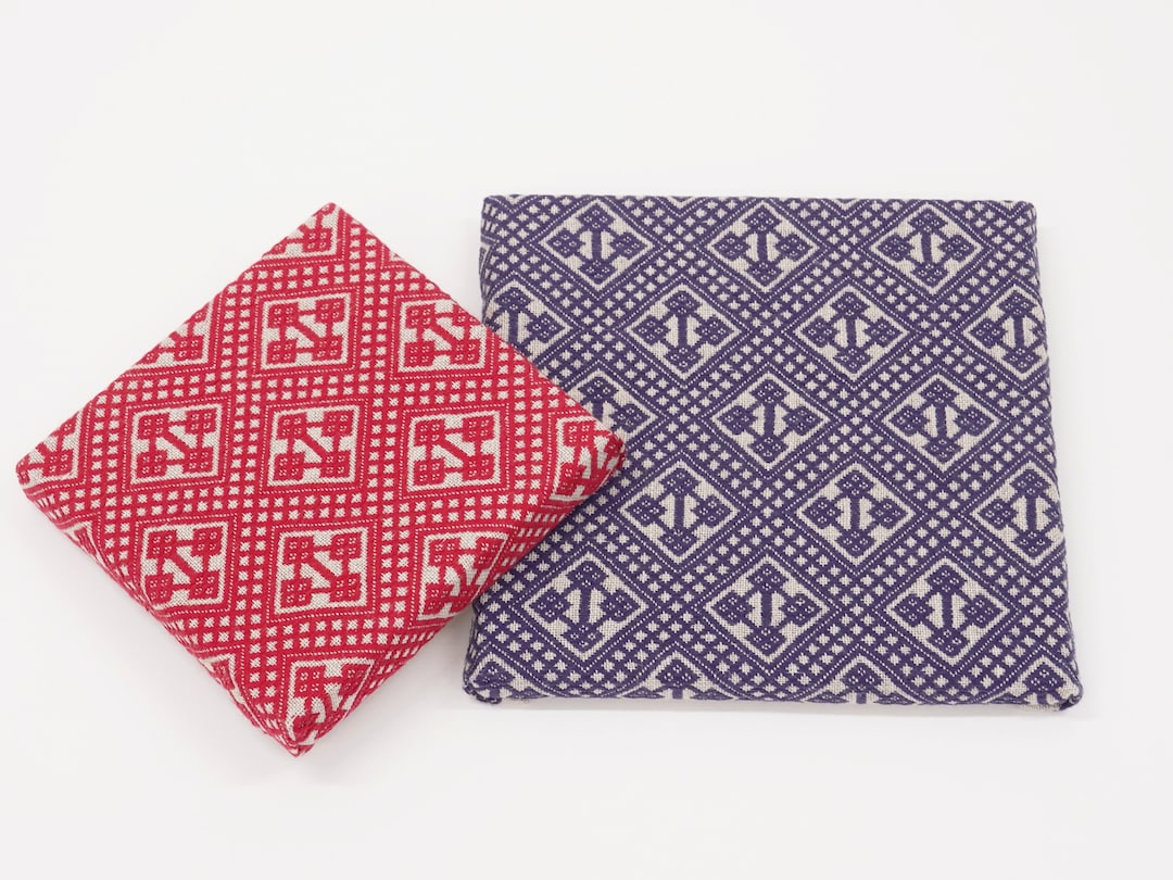 Kogin Zashi kogin Embroidery Wall Hanging Panel Handcrafted by Tomomi ...