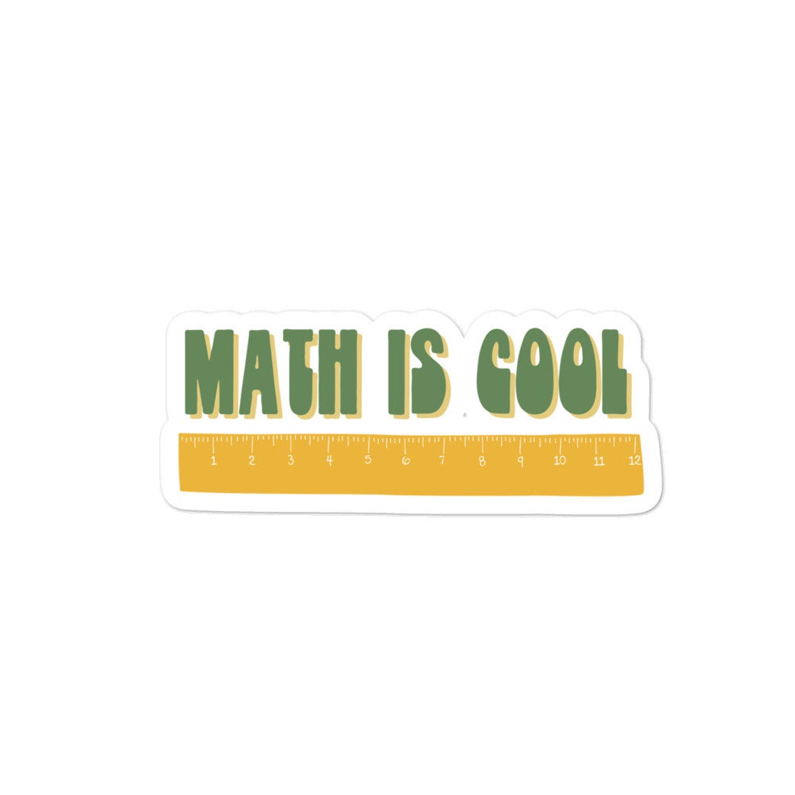 Math is Cool Sticker, Math Sticker, Math Nerd, Math Teacher, Math ...