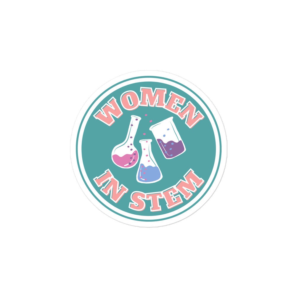 Women in Stem Sticker, Women in Science, Female Scientist Sticker ...