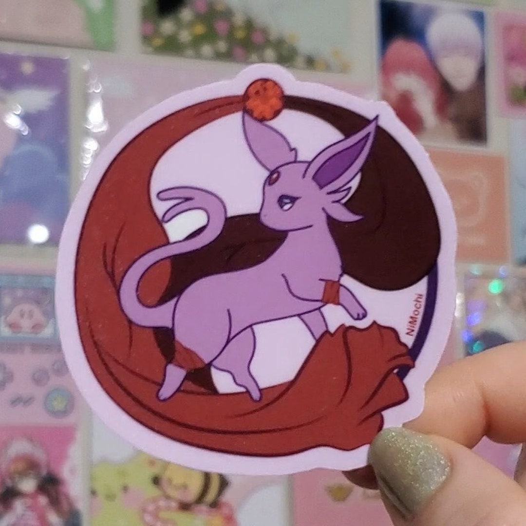 Espeon Stickers | Stickers for Journaling | Cute Stationary | Kawaii ...