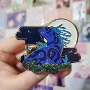 Nightwalker Enamel Pin - Etsy