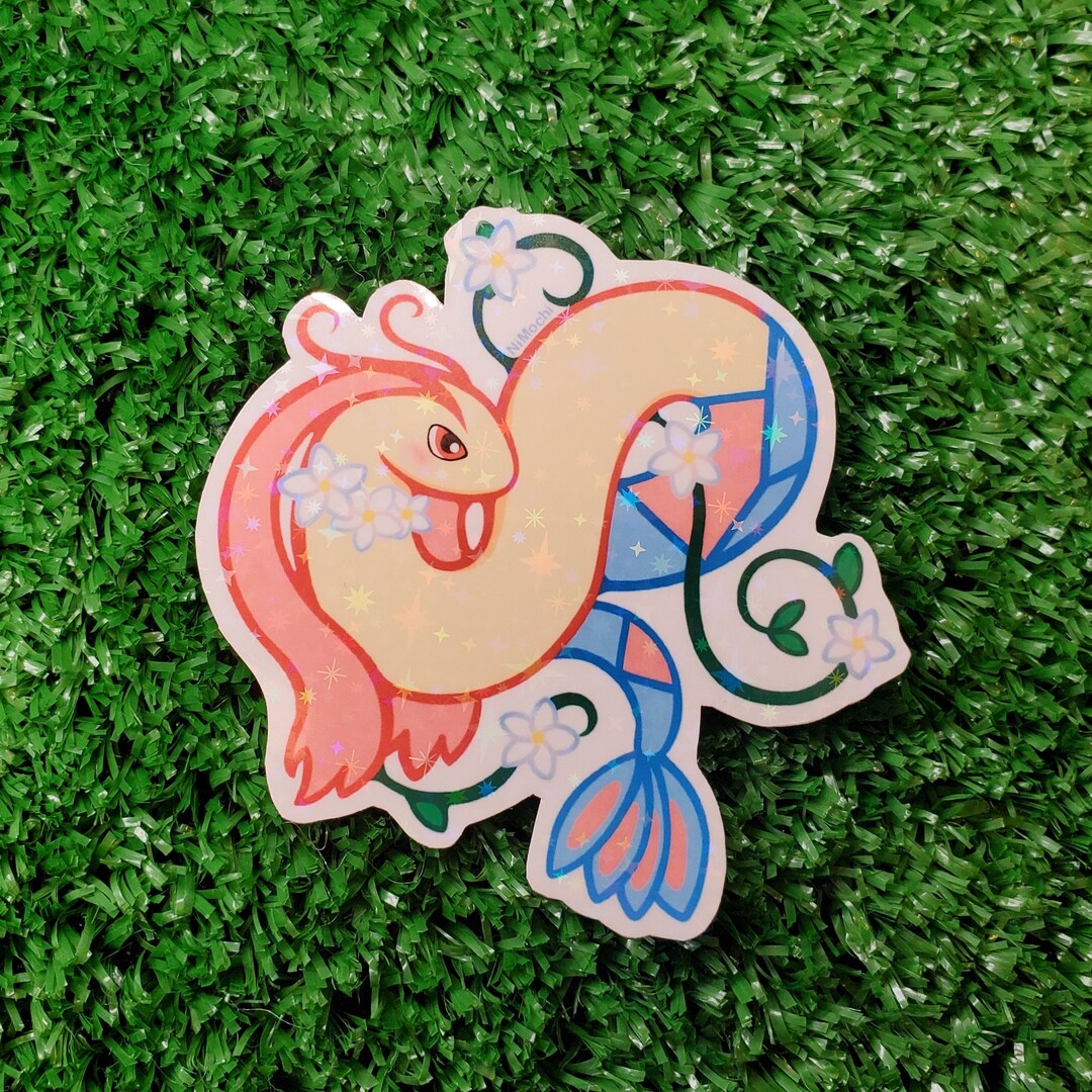 Milotic Sticker | Waterproof Stickers | Stickers for Journaling - Etsy