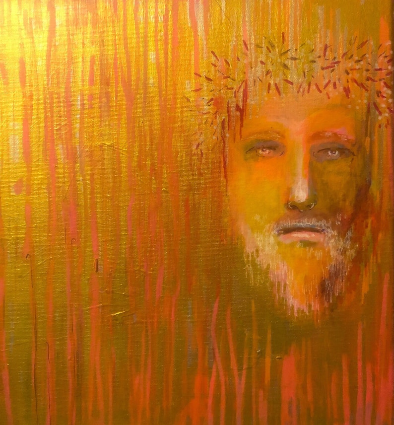 Original Painting, Christian Iconography - Etsy