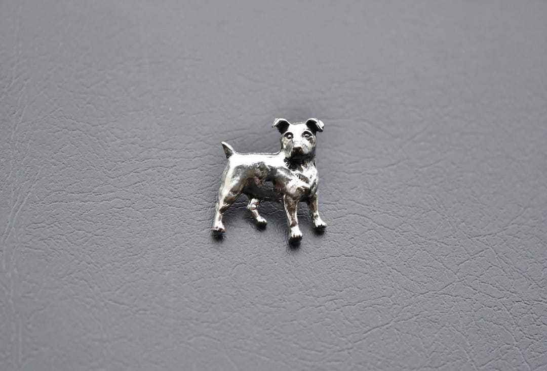 Jack Russell Terrier - Pewter Pin Badge. - Etsy