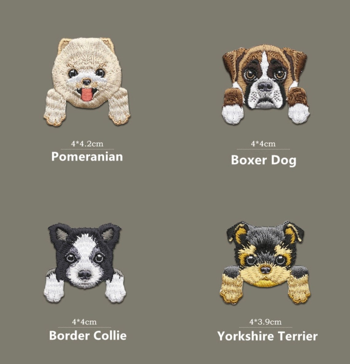 1 Pcs Dog Embroidered Patch for Clothes/dogs Breeds Ornaments - Etsy UK