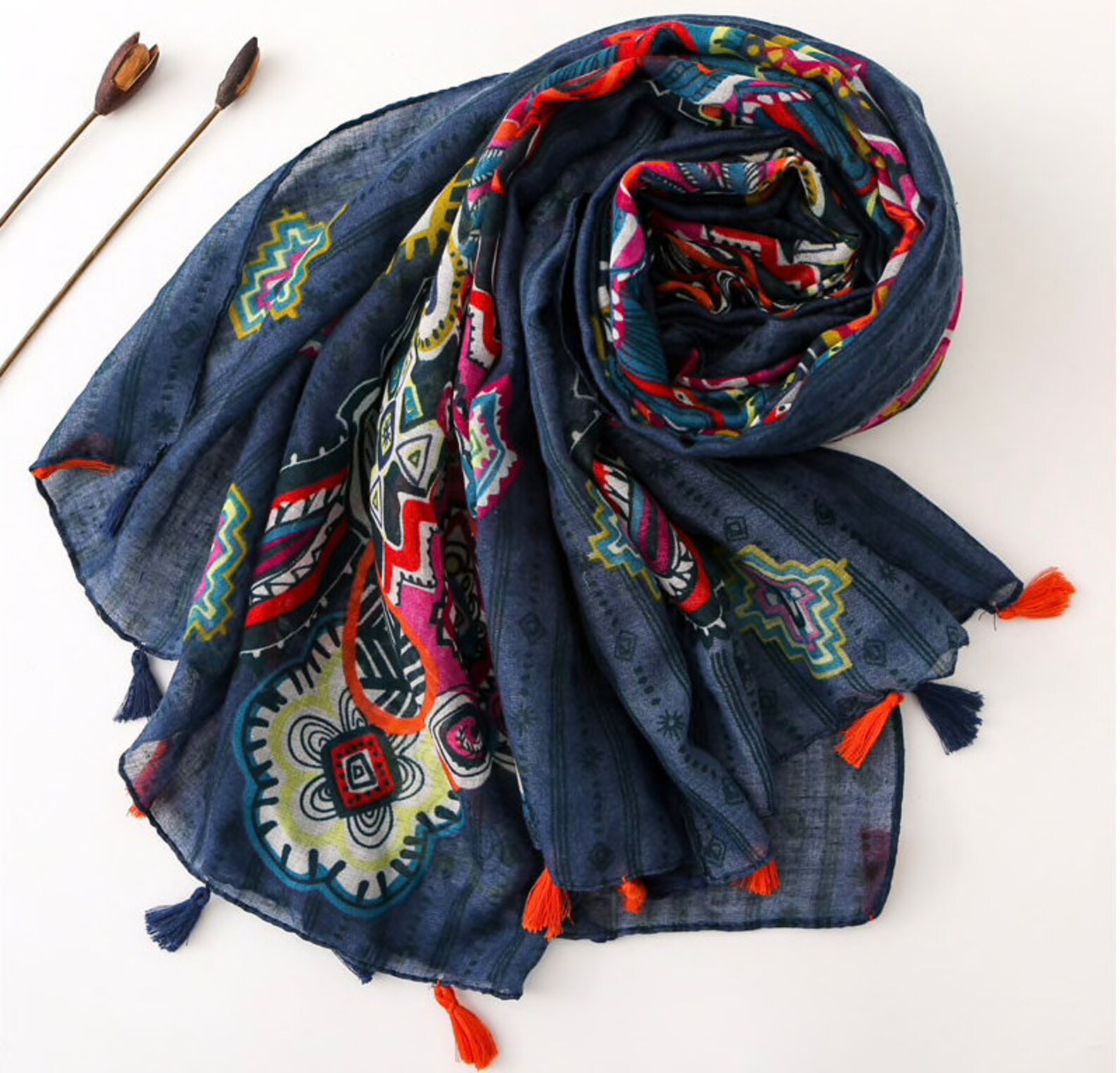 Scarf/vintage Boho Head Scarves/hippie Clothes Hair Scarf/gift - Etsy