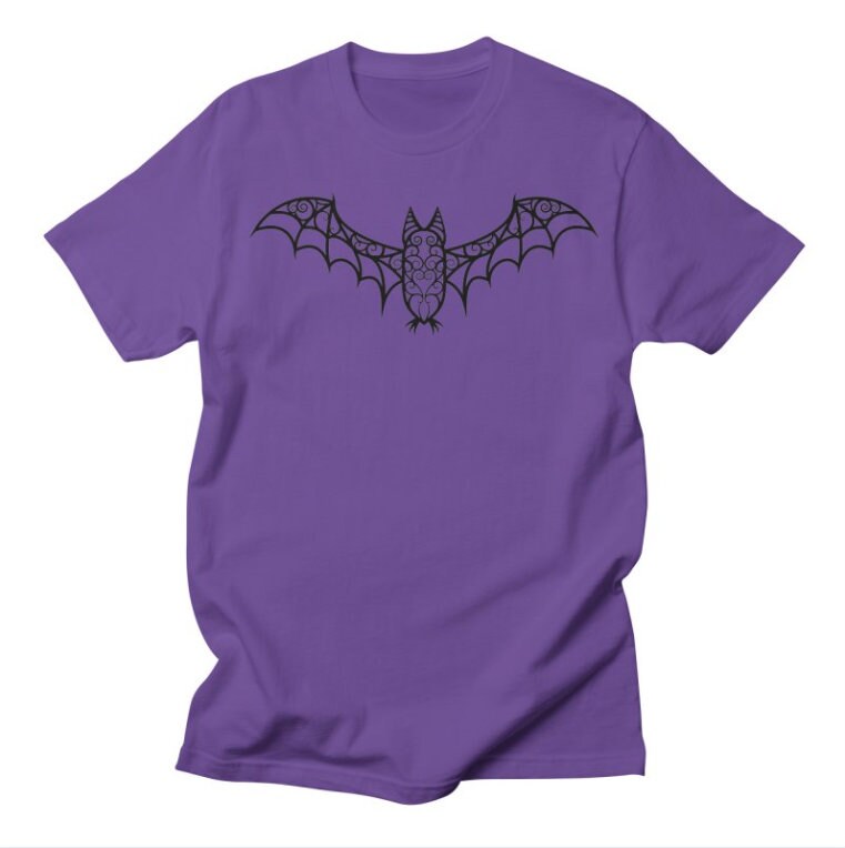 SVG Spiral Lace Bat DOWNLOAD DXF Cricut Cutting Files - Etsy