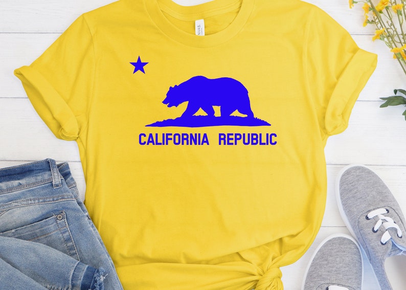California Republic Flag, California Republic Flag Shirt, California ...