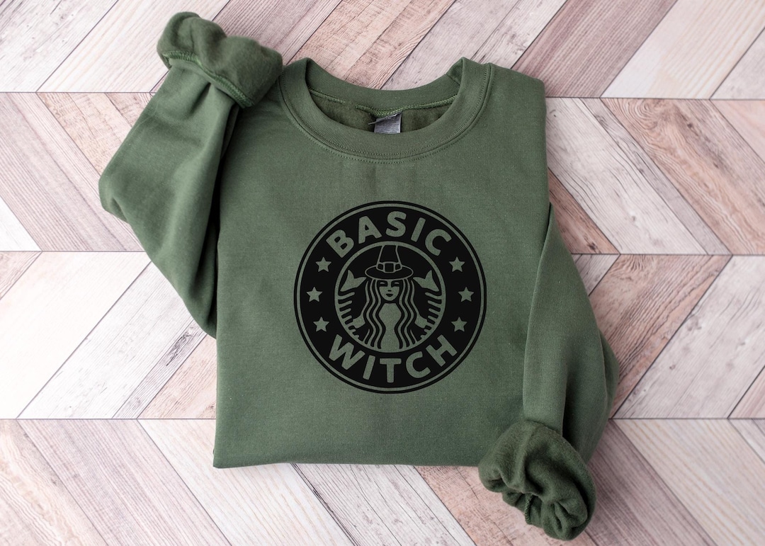Basic Witch Sweatshirt, Halloween Sweatshirt, Basic Witch Shirt, Halloween Costumes, Halloween ...