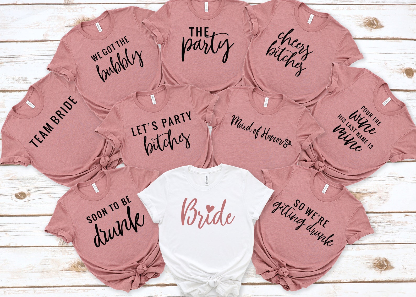 Bachelorette Party Shirts Bridal Party Shirts Bachelorette - Etsy