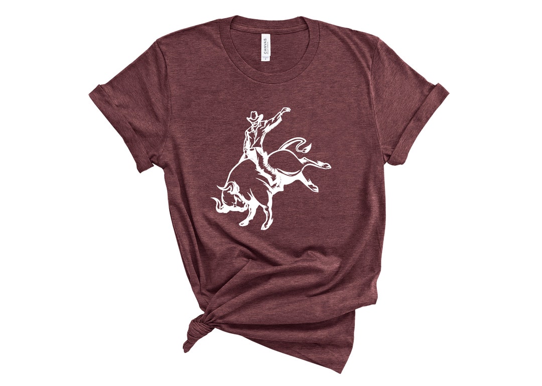 Bull Rider Shirt, Bull Rider T-shirt, Rodeo Shirt, Rodeo T-shirt ...