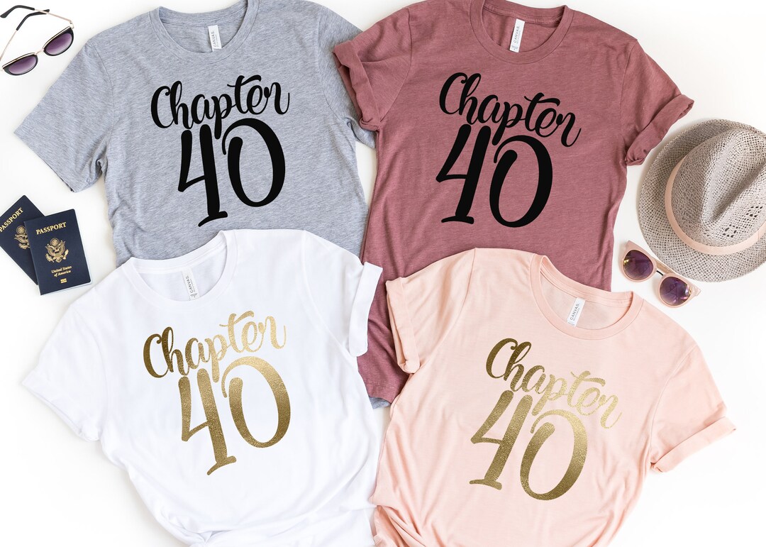 Chapter 40, Hello 40 Heart, 40th Birthday, 40th Birthday Gift, 40th ...