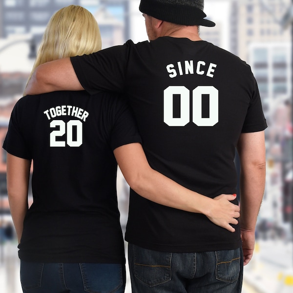 Together Since Couple Shirt - Etsy