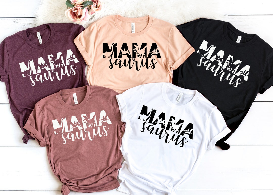 Mamasaurus Shirt-don't Mess With Mama-mother's Day Gift-dinosaur Mom ...