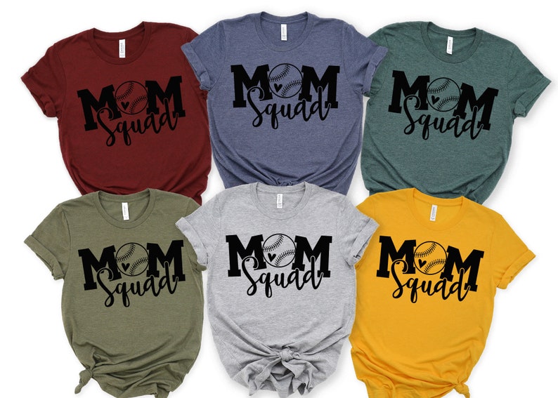 Mom Squad Baseball Shirt, Mom Squad Sweatshirt, Mom Squad Hoodies ...