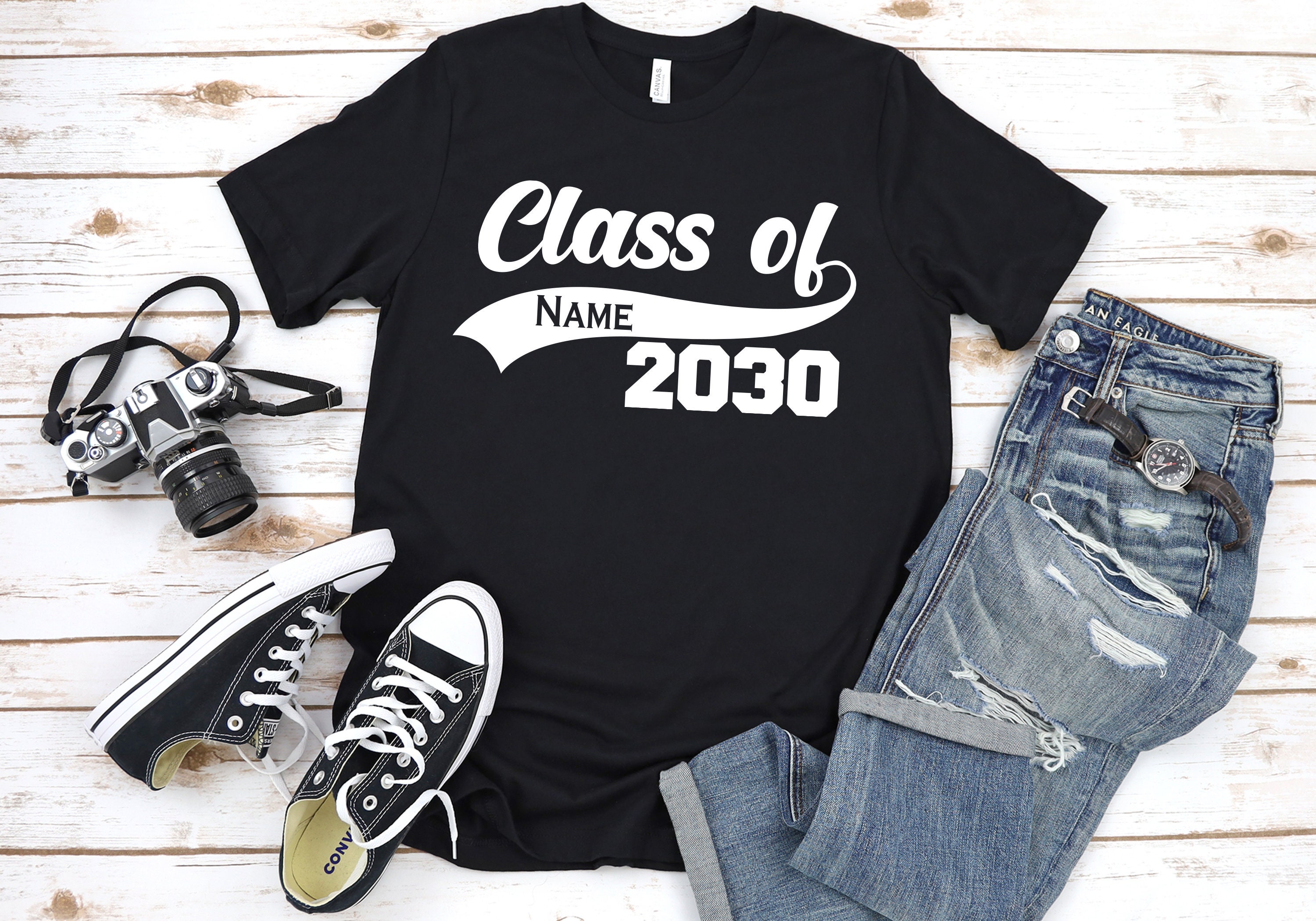 Class of 2030 Shirt Graduation Class of Personalized T-shirt | Etsy