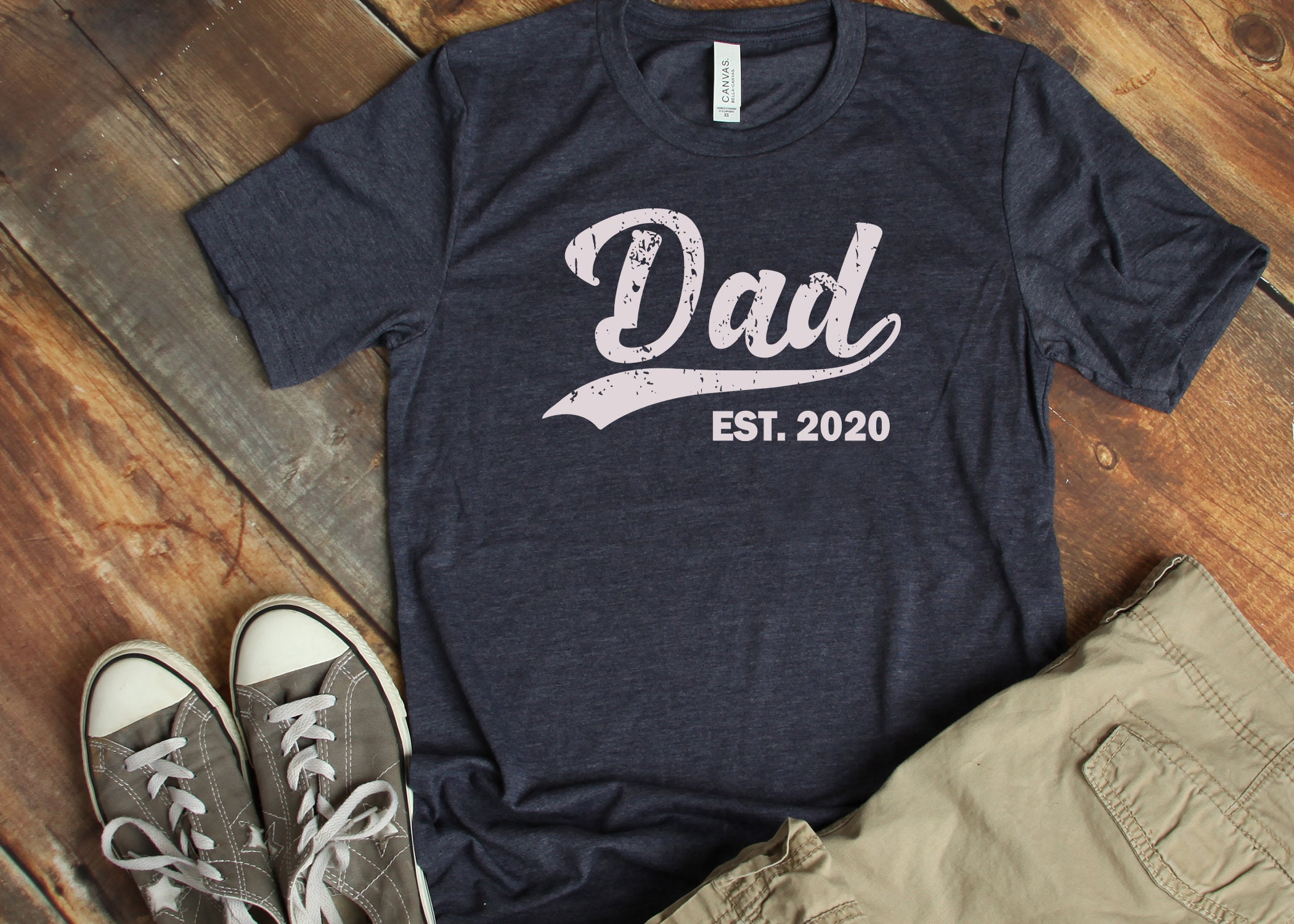 Dad Est Shirt Dad Established Shirt Father's Day Shirt | Etsy