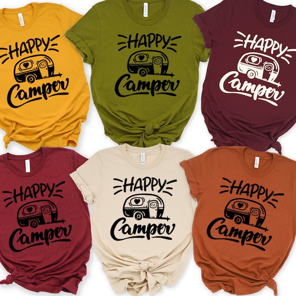 Happy Camper Shirt - Etsy