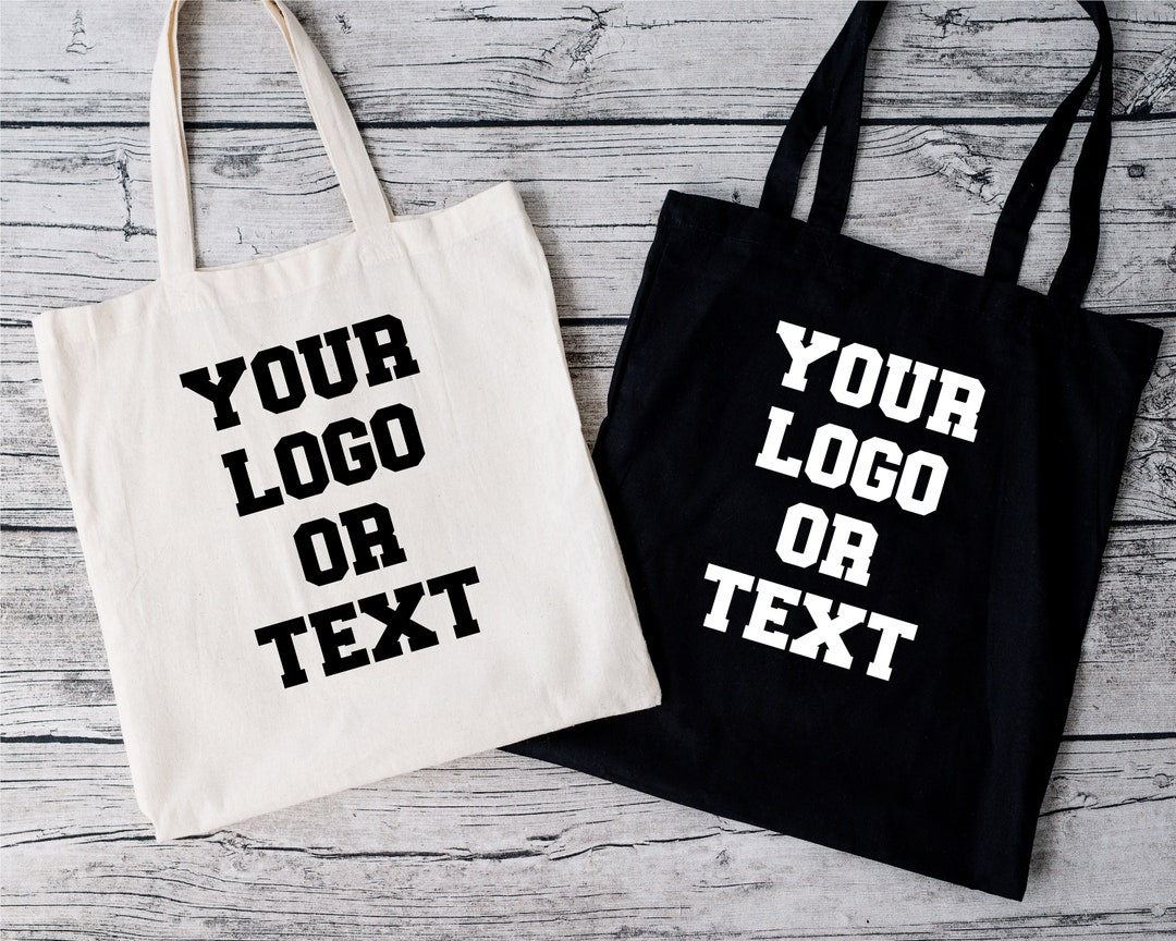 Custom Tote Bag, Personalized Tote Bag, Logo Tote Bag, Printed Tote Bag ...