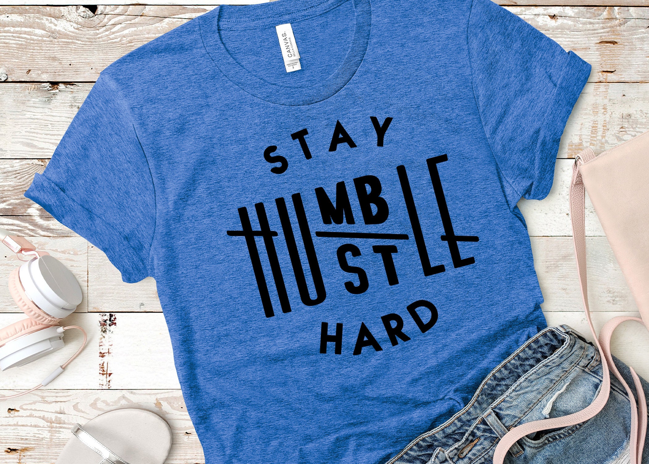 Stay Humble Hustle Hard Shirt Cute Hustler Shirt Womens | Etsy