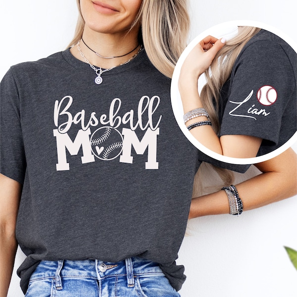 Baseball Mom Shirt - Etsy