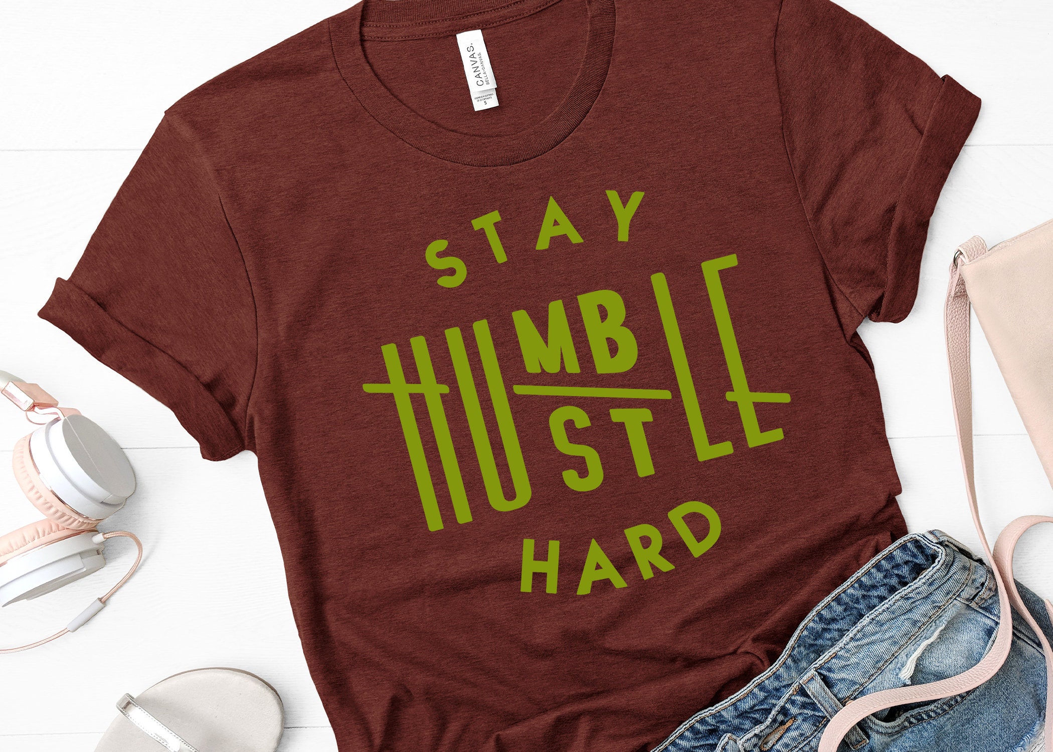 Stay Humble Hustle Hard Shirt Cute Hustler Shirt Womens | Etsy