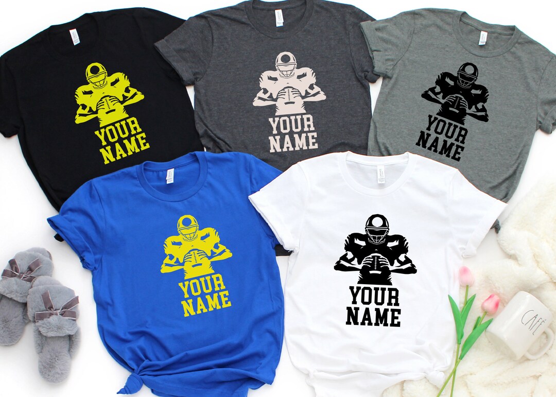 Customized Football Shirt - Your Name Football - Football Shirt - Game ...