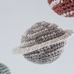 CROCHET PATTERN | Solar System Planets Mobile, Space Themed Baby Decor ...