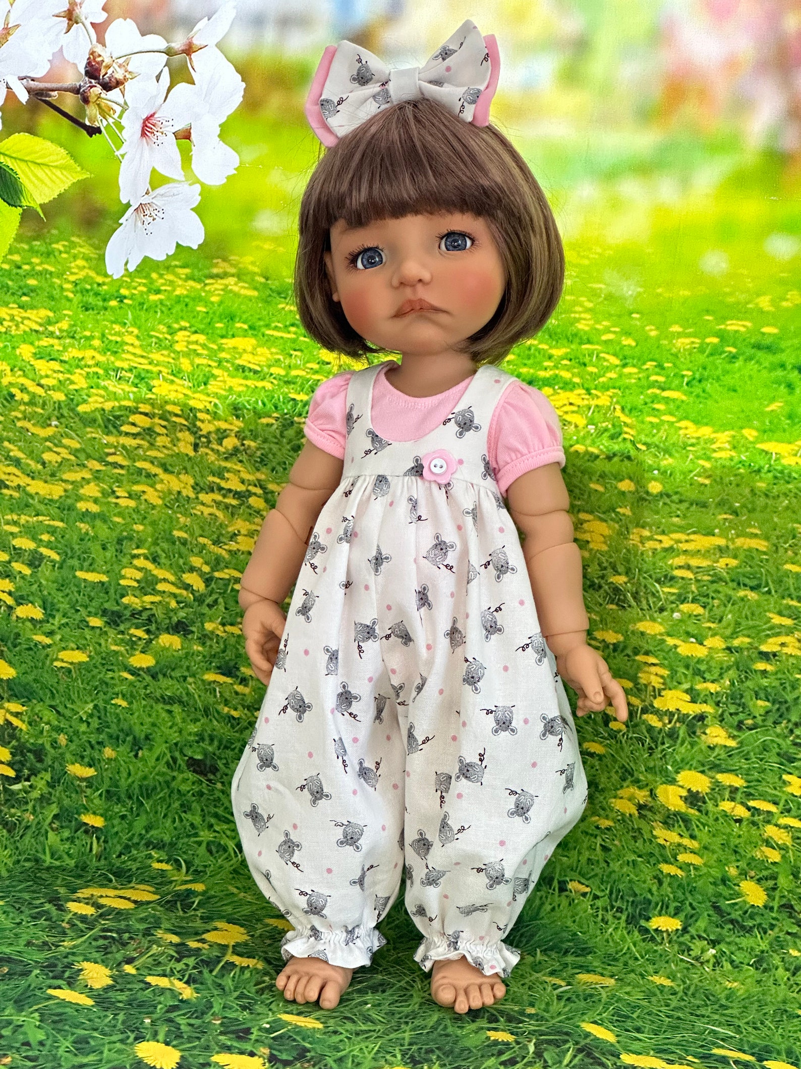 4417 U Neck Romper and Bodysuit Sewing Pattern for All 15 Inch My ...