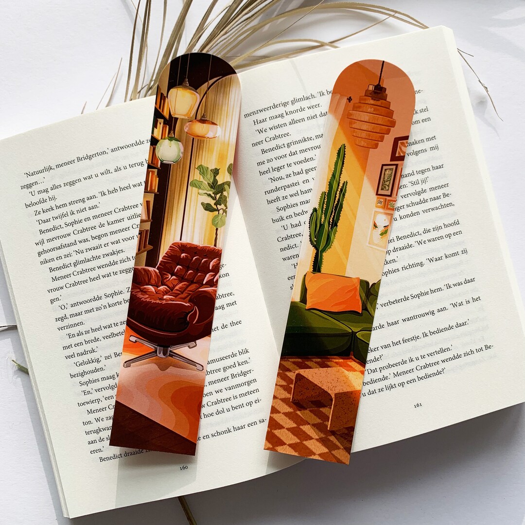 Cozy Corner Bookmarks | Illustration | Pretty Design | Boho Design ...